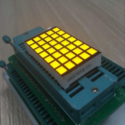 China 5x7 Dot Matrix LED Display with 5V Power Supply and 515-525nm Wavelength for Industrial Applications for sale