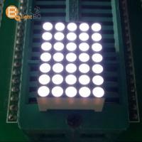 China 5x7 Dot Matrix LED Display with 5V Power Supply and Wide Viewing Angle - 80-100mcd Brightness for Information Panels for sale