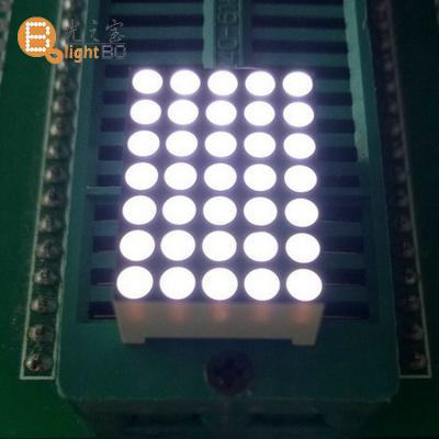 China 5x7 Dot Matrix LED Display with 5V Power Supply and Wide Viewing Angle - 80-100mcd Brightness for Information Panels for sale