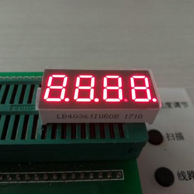 China Compact and Powerful Ultra Bright White Clock LED Display with 39.2 X 12.9 X 6.4 MM Outer Dimensions for sale