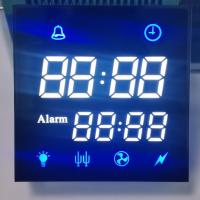 China Bright White/Blue Cathode Dual Row Custom 7segment Led Display For Microwave Timer for sale