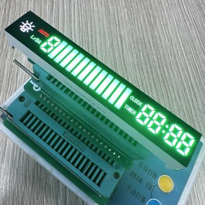 China ULTRA BRIGHT GREEN/RED COMMON ANODE  CUSTOM 7SEGMENT LED DISPLAY FOR KITCHEN HOOD for sale