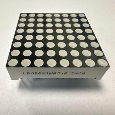 China 8x8 Bi-Color Red/Green LED Dot Matrix Display 3mm 32x32mm for Moving Signs and Elevator Indicators for sale