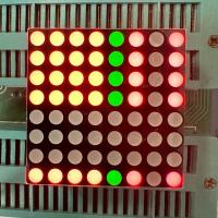 China 8×8 Bi-Color Red/Green 3mm Dot Matrix LED Display 32×32mm for Moving Signs and Elevator Indicators for sale
