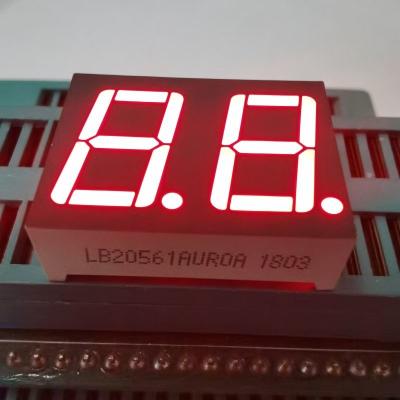 China Ultra Bright Red 2 Digit 0.56 inch 7 Segment LED Display Common Anode for sale