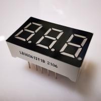 China 7 Segment 3 Digit 9.2mm LED Display Super Bright Amber Common Cathode for Panel Meter for sale