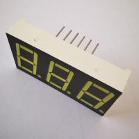 China Ultra Bright White Grey Surface 7 Segment 3digit 14.2mm Common Cathode LED Display for Temperature Controller for sale