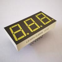 China Ultra Bright White Grey Surface 7 Segment 3digit 14.2mm Common Cathode LED Display for Temperature Controller for sale