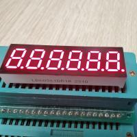 China Super bright Red 6-digit 0.36-inch 7 Segment LED Display, Widely Used for Instrument Panel for sale