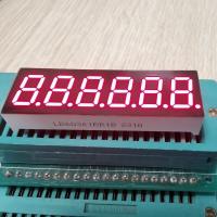 China Super Bright Red 7 Segment LED Display 6 Digit 0.36inch Common Anode for sale