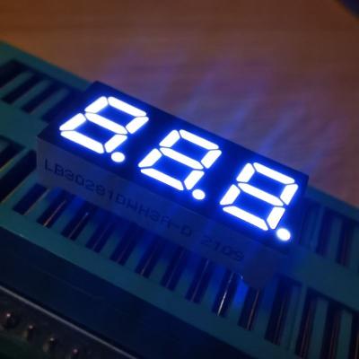 China Triple Digit 0.4inch 7 Segment LED Display Ultra Bright White for sale
