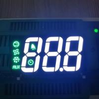 China Ultra White/Pure Green Triple Digit LED Display 7 Segment Common Cathode for Refrigerator for sale