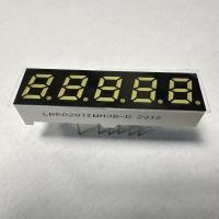 China 5 Digit 7mm 7 Segment LED Display Common Anode Ultra Bright White for Frequency Converter for sale