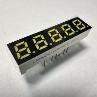China 5 Digit 7mm 7 Segment LED Display Common Anode Ultra Bright White for Frequency Converter for sale
