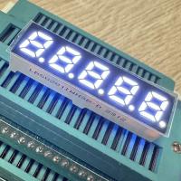 China 5 Digit 7mm 7 Segment LED Display Common Anode Ultra Bright White for Frequency Converter for sale