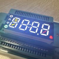 China Multicolour 4 Digit 7 Segment LED Display Common Anode for Refrigerator Control Panel for sale