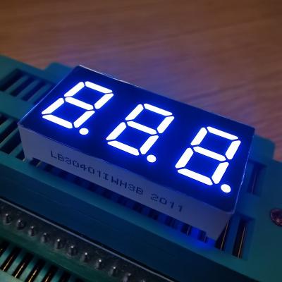 China 7 Segment LED Display 0.4inch Common Anode Ultra White for Temperature Indicator for sale