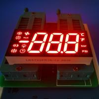 China Super Bright Red Common Cathode 3 Digit 7 Segment LED Display for Refrigeration Control Panel for sale