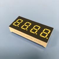 China Ultra Bright White 4 Digit 0.4 inch 7-Segment Common Anode LED Display for Instrument Panel for sale