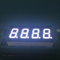 China Ultra Bright White 4 Digit 0.4inch 7 Common Cathode Segment LED Display for Instrument Panel for sale
