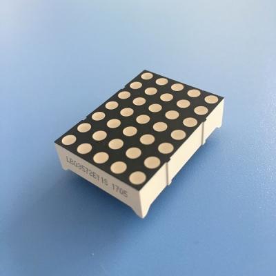 China DOT Matrix LED Display 3mm Super Bright Yellow for Moving Signs/ Message Boards for sale