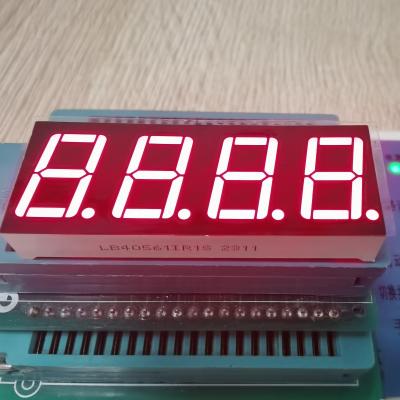 China 4 Digit 14.2mm High bright Red 7 Segment LED Display Common Anode For Temperature Control for sale