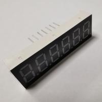 China 6 Digit 7 Segment LED Display with 9.2mm Height and Common Cathode for Digital Countdown Timer for sale