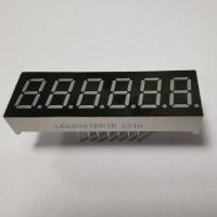 China High bright Red 6-digit 0.36-inch 7 Segment LED Display, Widely Used for Instrument Panel for sale