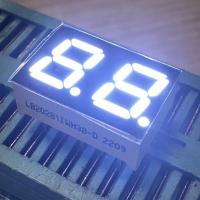China Super Bright White 2 Digit 7mm 7 Segment LED Display Common Cathode for Home Appliances for sale