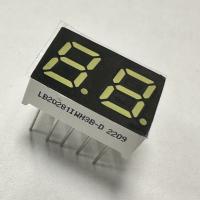 China Super Bright White 2 Digit 7mm 7 Segment LED Display Common Cathode for Home Appliances for sale