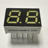 China 2 Digit7 Segment LED Display Super Bright White Common Anode for Home Appliances for sale