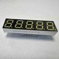 China 7 Segment LED Display Ultra White 5 Digit 0.39inch Common Cathode for Digital Indicator for sale