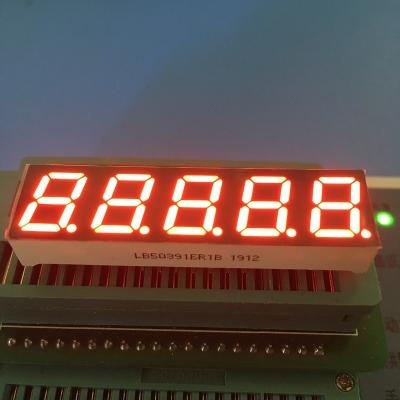 China 7 Segment LED Display 0.39inch 5 Digit Common Cathode Super Bright Red for Digital Frequency Convertor for sale