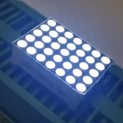 China Ultra Bright White 0.7 inch 1.9mm 5 X 7 DOT Matrix LED Display for sale