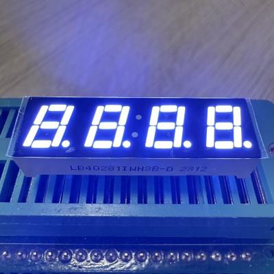 China White LED Display 7mm 4 Digit 7segment Common Anode for Multimeter Panel for sale