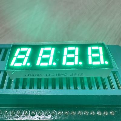 China Green 4 Digit 7mm LED Display 7 Segment Common Anode for Temperature Controller for sale