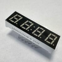 China Green 4 Digit 7mm LED Display 7 Segment Common Anode for Temperature Controller for sale