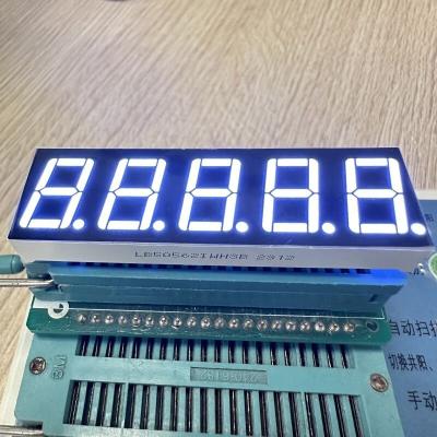 China High Brightness 0.56-inch 5-Digit 7 Segment LED Display with Common Anode for Process Control for sale