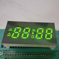 China 4 Digit 7 Segment LED Display Super Bright Green Common Cathode for Gas Cooker for sale