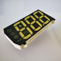 China Ultra Bright White / Pure Green Triple Digit LED Display 7 Segment common anode for Refrigerator for sale