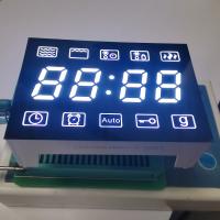 China Ultra Bright White Microwave 7 Segment LED Display 4 Digit Common Cathode for sale