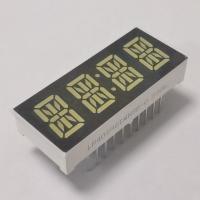 China 4 digit 0.39inch Common Cathode 14 Segment Ultra Bright White LED Clock Display for sale
