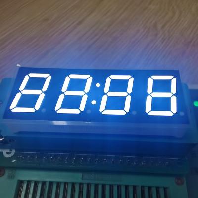 China Ultra White 4 Digit 7 Segment LED Clock Display Common Cathode for Digital Timer for sale