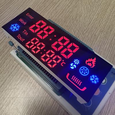 China Customized 7 Segment LED Display Common anode Ultra Red/Blue for Gas Cooker Controller for sale