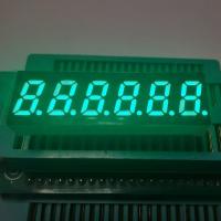 China Green Small Size 6 Digit 7 Segment LED Display Common Cathode for Frequency Converter for sale