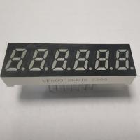China Green Small Size 6 Digit 7 Segment LED Display Common Cathode for Frequency Converter for sale