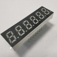 China Green Small Size 6 Digit 7 Segment LED Display Common Cathode for Frequency Converter for sale
