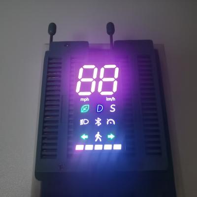 China Ultra Bright White/Red Bi-Color Custom Led Display Seven Segment Led Display For Xiaomi Electric Scooter for sale