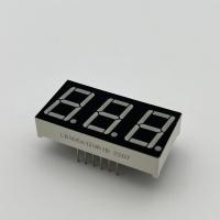 China 3 digit 14.2mm Ultra bright Red 7 Segment Common Cathode LED Display for Temperature Controller for sale