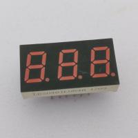 China 0.4in CA 3-Digit 7-Seg LED, Ultra Bright Red Display for Temp Indicator for sale